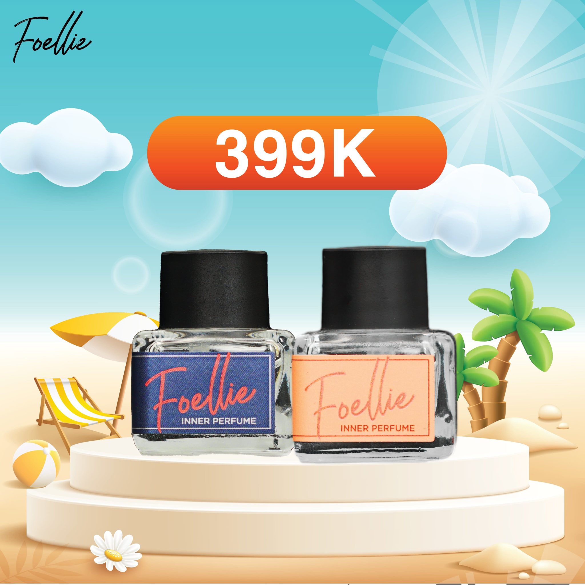 Nước Hoa Vùng Kín Foellie Màu Trắng Bản Limited - Chìa Khóa Của Sự Quyến Rũ