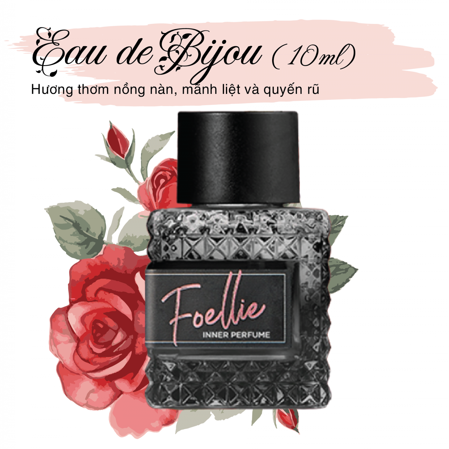 Nước Hoa Vùng Kín Foellie đen 10ml - Foellie Việt Nam